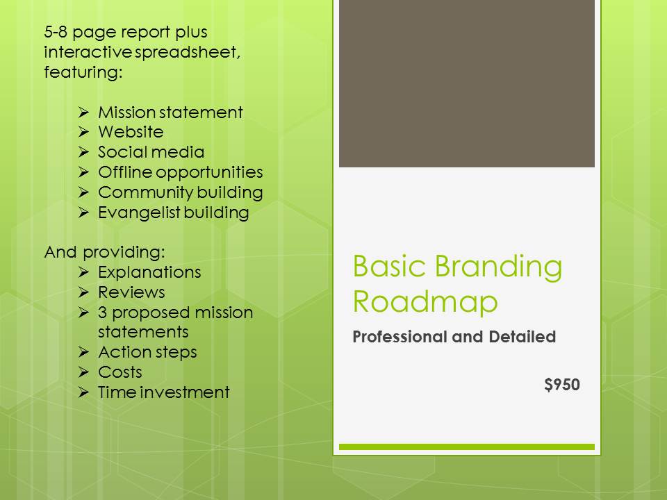 Basic Branding Roadmap Slide